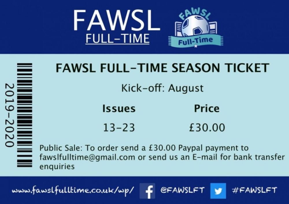 FAWSL Full-Time launch groundbreaking season ticket subscription - WSL ...