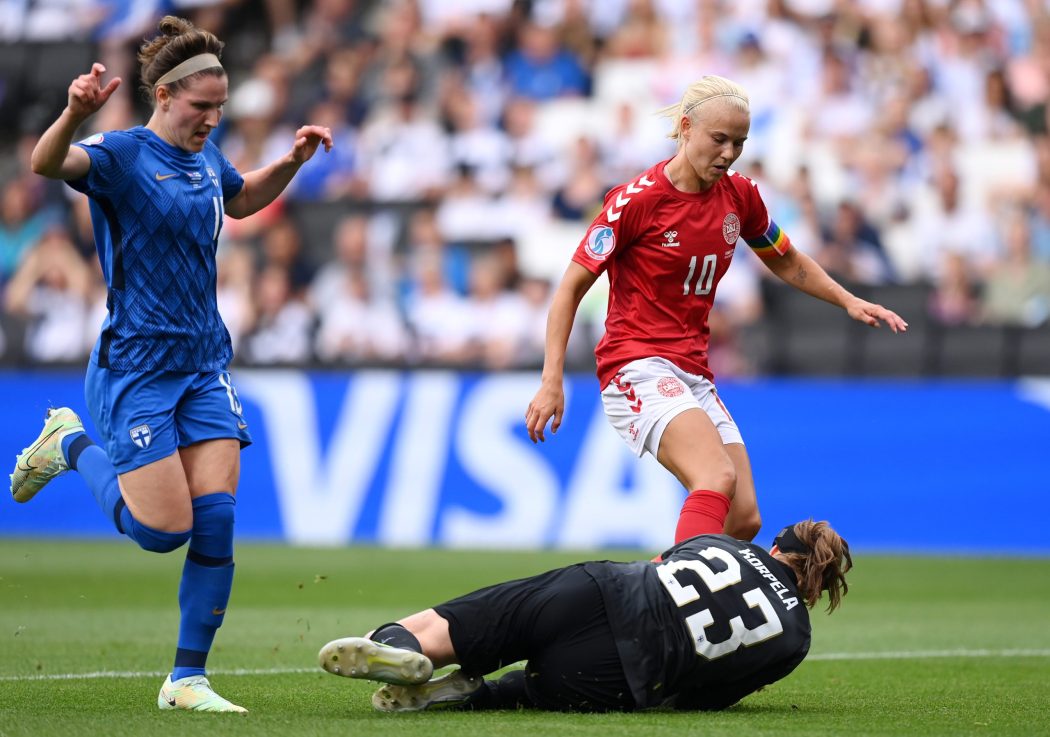 Chelsea's Harder keeps EURO dream alive for Denmark after netting only ...